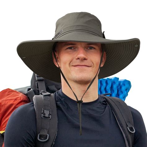 Ozero Sun Hats For Men And Women Wide Brim Uv Protection Fishing Hat