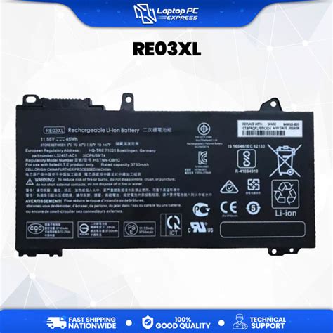 Hp Battery Re03xl Compatible With Hp Probook 430 440 445 450 455r G6
