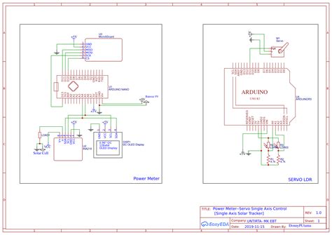 Single Axis Solar Tracker EasyEDA Open Source Hardware Lab