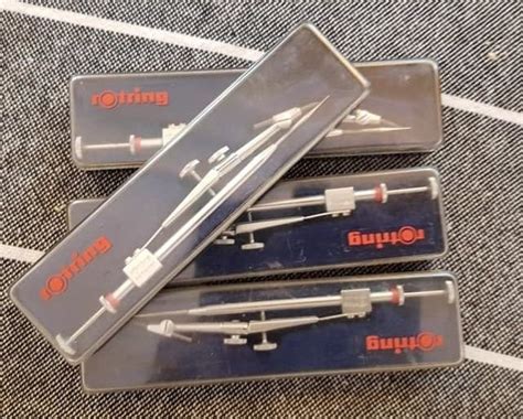 4x Rotring Drop Bow Pump Drawing Compass Old Stock Art 1641 Catawiki