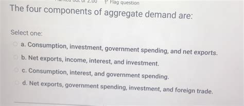 Solved The Total Quantity Of Output Demanded At Alternative Chegg Com