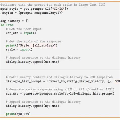 Pseudo Code For The Controlled Style Generation Download Scientific Diagram