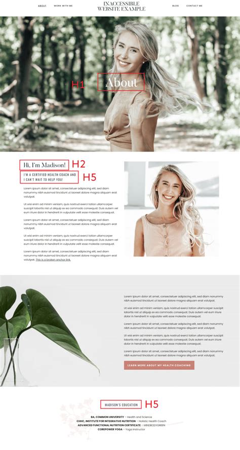 How To Fix Incorrect Heading Order Skipped Heading Level Errors