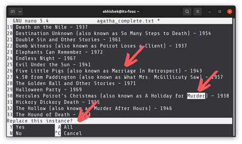 Editing Files In Linux Command Line