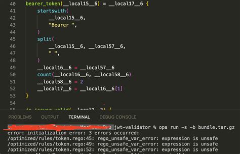Opa Fails To Load Bundle When Optimizations Are Enabled · Issue 4018 · Open Policy Agentopa