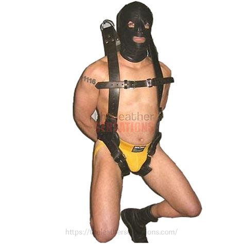 Sex Suspension Harness For Bdsm And Leather Play Comfortable And Adjustable