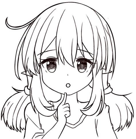 头像线稿 花瓣网