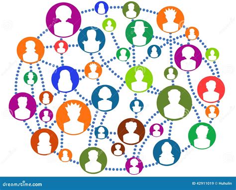 Global Connecting People Network Stock Vector Illustration Of Connect