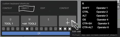 shortcut visualizer get keymap shortcuts by key beginning blender