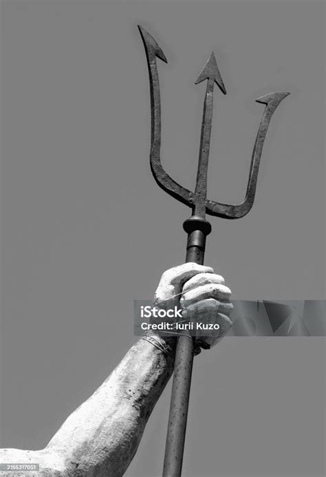The Mighty God Of Water And Sea Neptune Neptuns Trident As Symbol