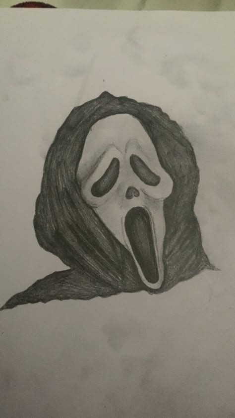 Scream Drawing Easy Step By Step