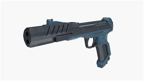 Sci Fi Pistol 3d Model Turbosquid 1965217