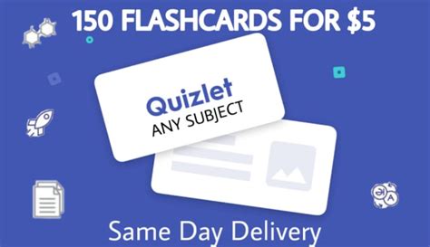 Create Quizlet Flashcard Study Sets For Any Subject By Salmanrandhawa Fiverr