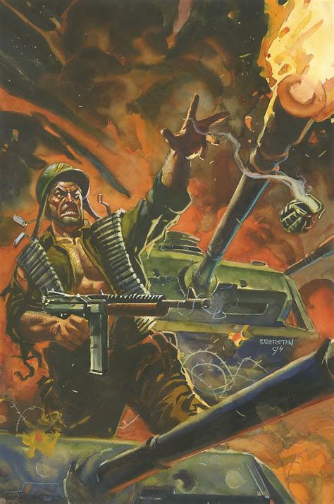 Sgt Rock Special 2 Cover Art Dc Comics 1994 By Dan Brereton R