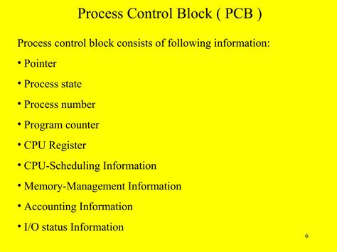12 Process Control Blocks PPT