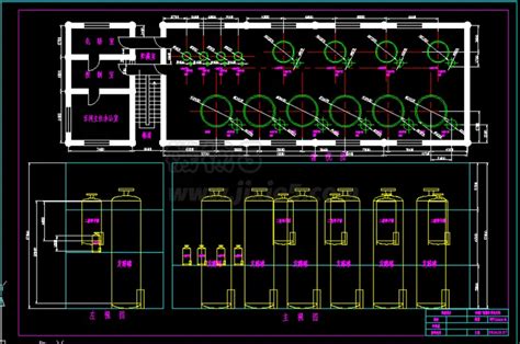 年产9万吨味精厂发酵车间三视图设计 含cad图纸 机械5