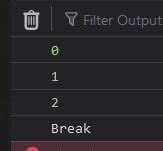 JavaScript For Of Break Example Code