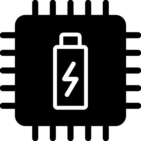 Battery Cpu Processor Icon PNG