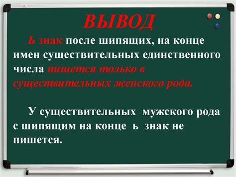 Мягкий знак на конце имен существительных после шипящих презентация онлайн