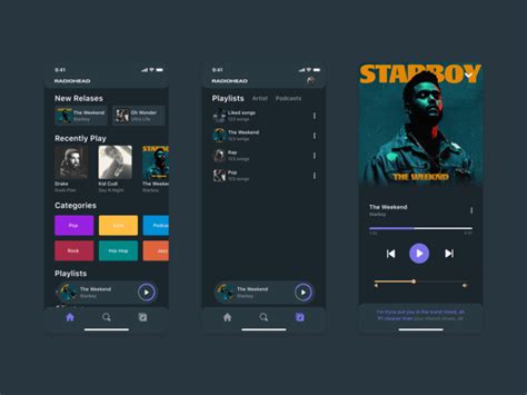 Music App Uiux Design Free Download
