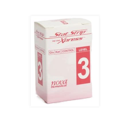 Statstrip Glucose Qc Control Level 1 Low 4ml Box