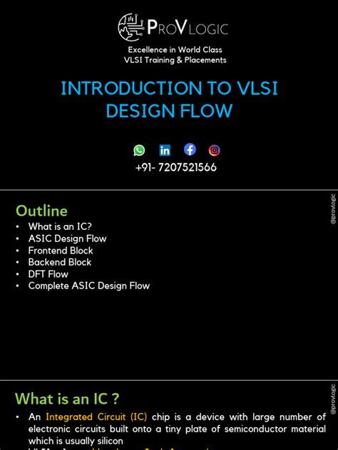 Asic Design Flow Prov Logic Pdf Integrated Circuit Hardware Description Language