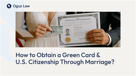 How To Get A Green Card Through Marriage In 2025