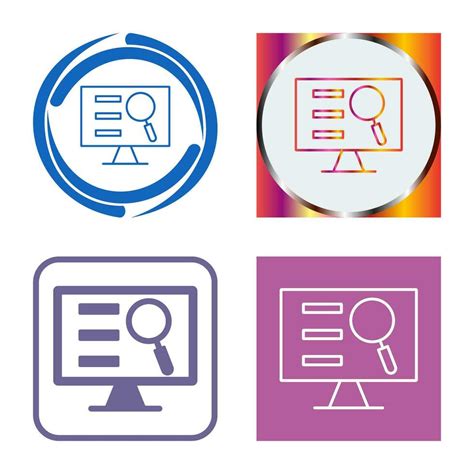 Monitor Screen Vector Icon 34423609 Vector Art At Vecteezy