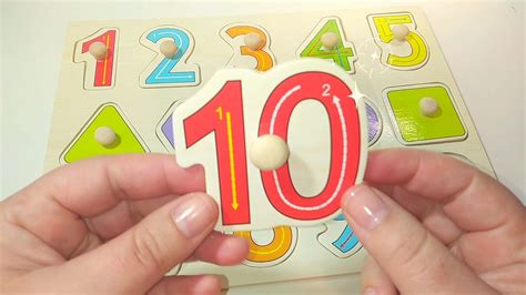 Παζλ μαθαινω τους αριθμους και τα σχηματα Εκπαιδευτικο βιντεο για μικρα παιδια Youtube