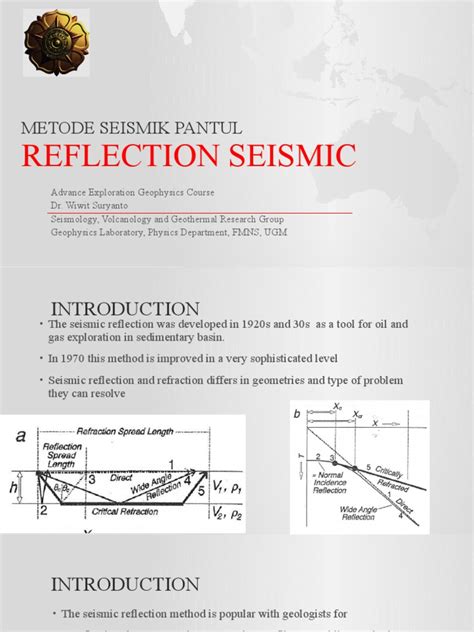 Metode Seismik Pantul Reflection Seismic Pdf Reflection Seismology