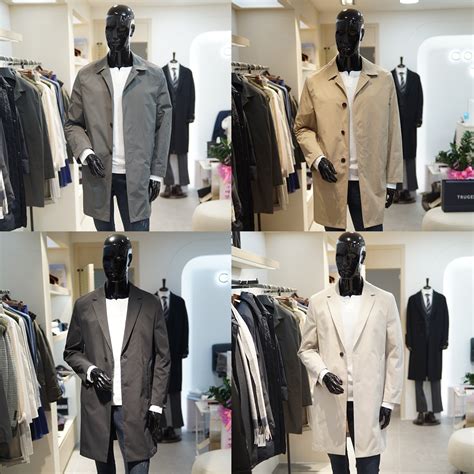 트루젠 남자 코트 봄 가을 겨울 간절기 기본 스판 트렌치코트 코트코디