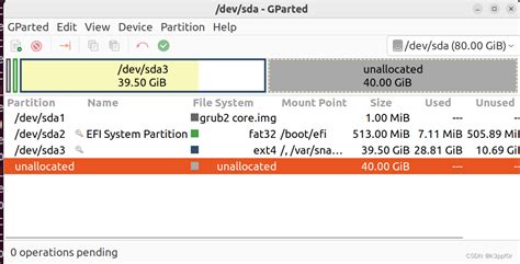 vmware 虚拟机磁盘扩容 ubuntu linux系统（gparted方式） gparted 虚拟机 csdn博客