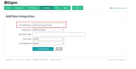 how to integrate with ometria digioh help docs