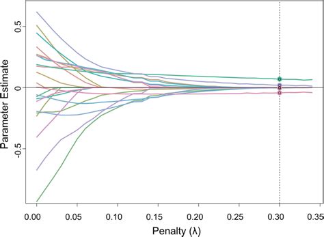 Parameter Trajectory Plot From Regularized Mimic The Graph Shows The