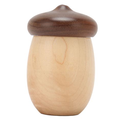 Acorn Shaped Toothpick Container 8cm Height Rounded Structure Eco