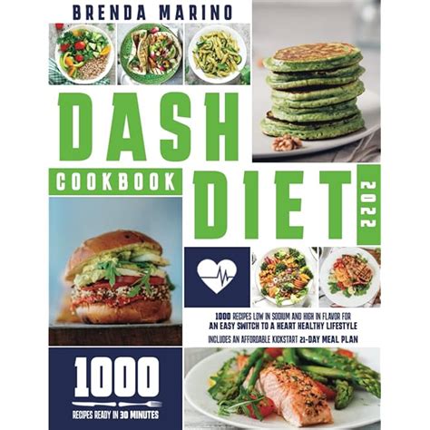 Buy Dash Diet Cookbook 2022 1000 Recipes Low In Sodium And High In