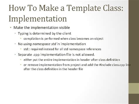 C Templates What Is A Template Templates Are
