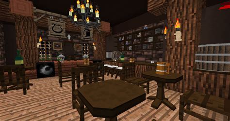 Minecraft Pub Tavern Modded Minecraft