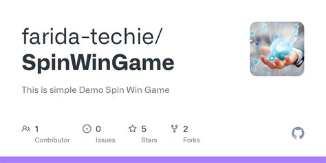 github farida techie spinwingame this is simple demo spin win game