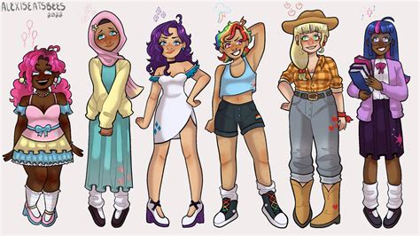 Human Mlp Designs By Alexiseatsbees2 On Deviantart