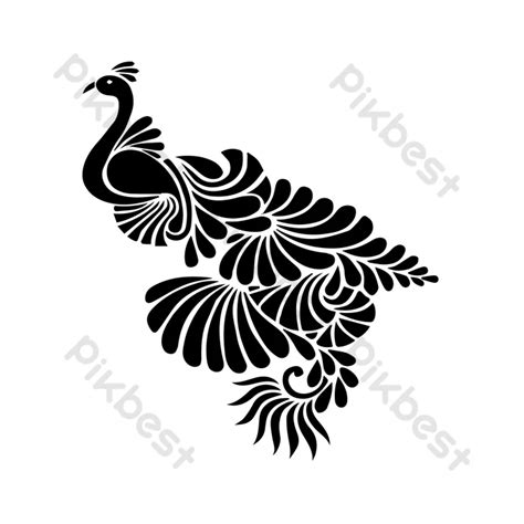 Peacock Design Vector