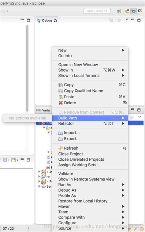 Eclipse中import进project后，出现“没有build Path或build Path为灰色不可编辑”问题的解决eclipse的build Path点不了 Csdn博客