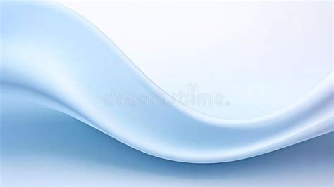 Blue Wave Gradient Background Soft Flowing Smooth Curves Stock Illustration Illustration Of