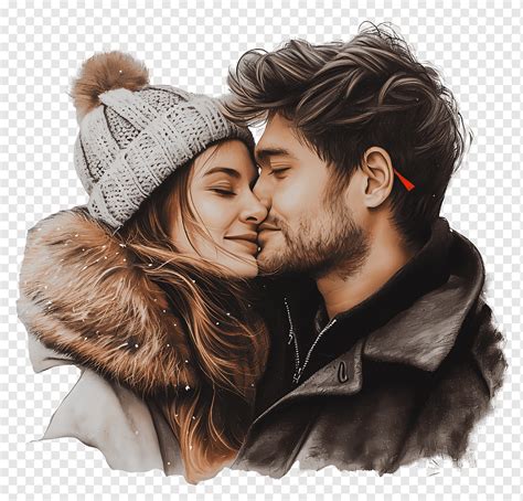 강렬하고 고요한 표정으로 포옹하는 포근한 로맨틱 커플 남자친구를 위한 발렌타인 선물 Png Pngwing