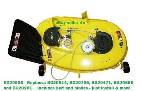John Deere La115 Mower Deck Belt Diagram