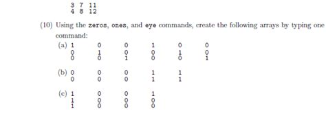 Solved 8 Consider The Following Interaction With Matlab