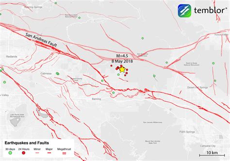 San Andreas Fault Map