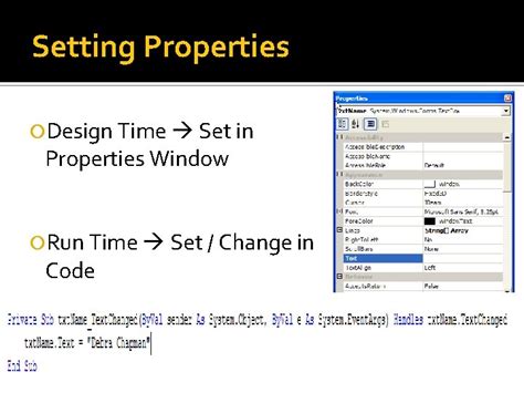 Cis 115 Lecture 3 Visual Basic Forms Controls