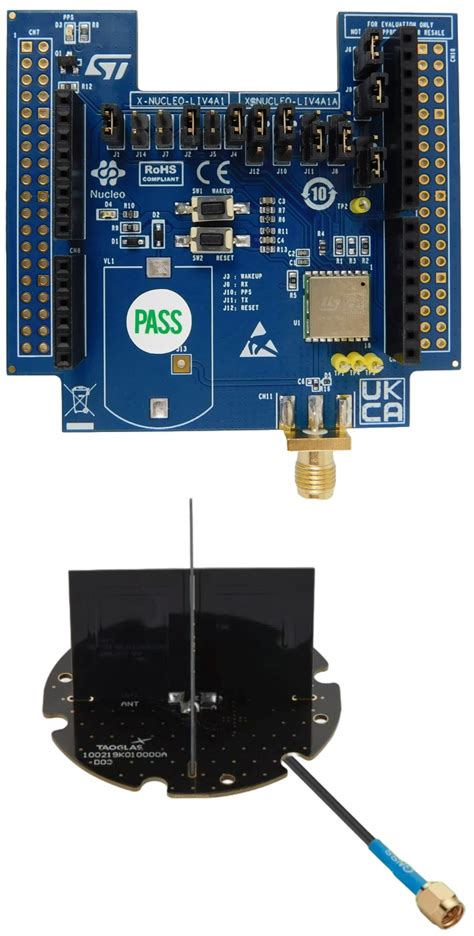 X Nucleo Liv4a1 Gnss Expansion Board Based On Teseo Liv4f Module For