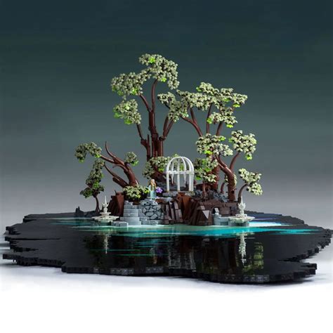 Location Lothlorian Riverside In 2024 Lego Creations Lego Lego Tree